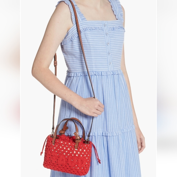STAUD | Bags | Staud Ria Woven Crossbody Bag | Poshmark